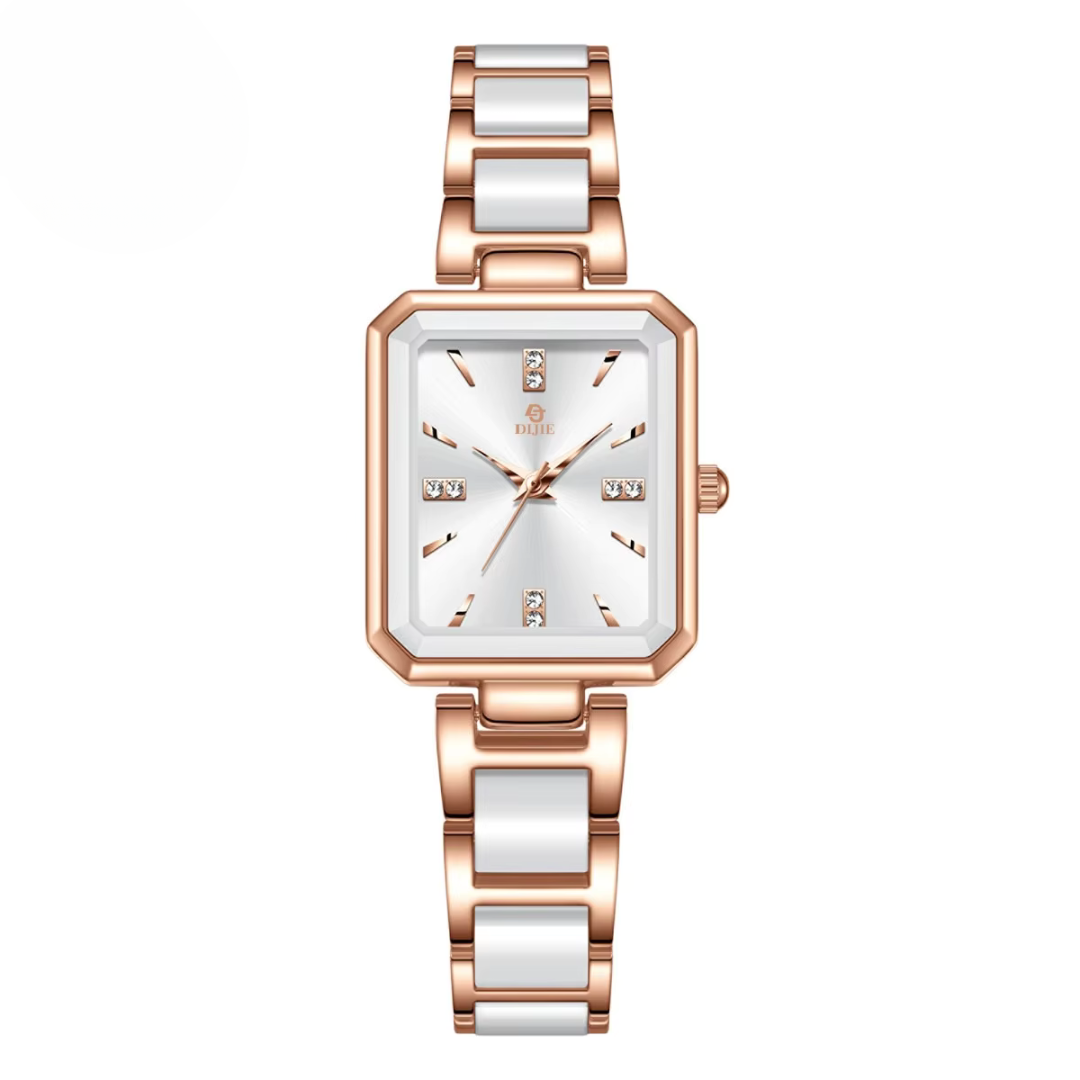 Luxury Diamond Square Quartz Chic Watch – Henry's Watches