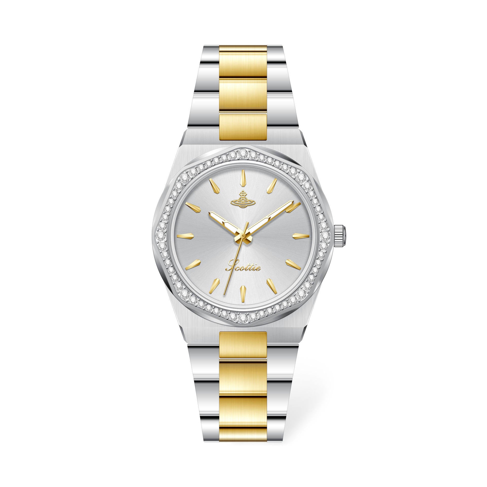 Stainless Octagonal Diamond Dainty Watch – Henry's Watches