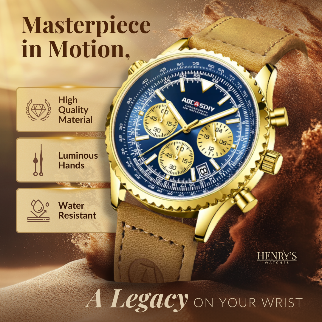 Luxury Chronograph Watch – Henry's Watches