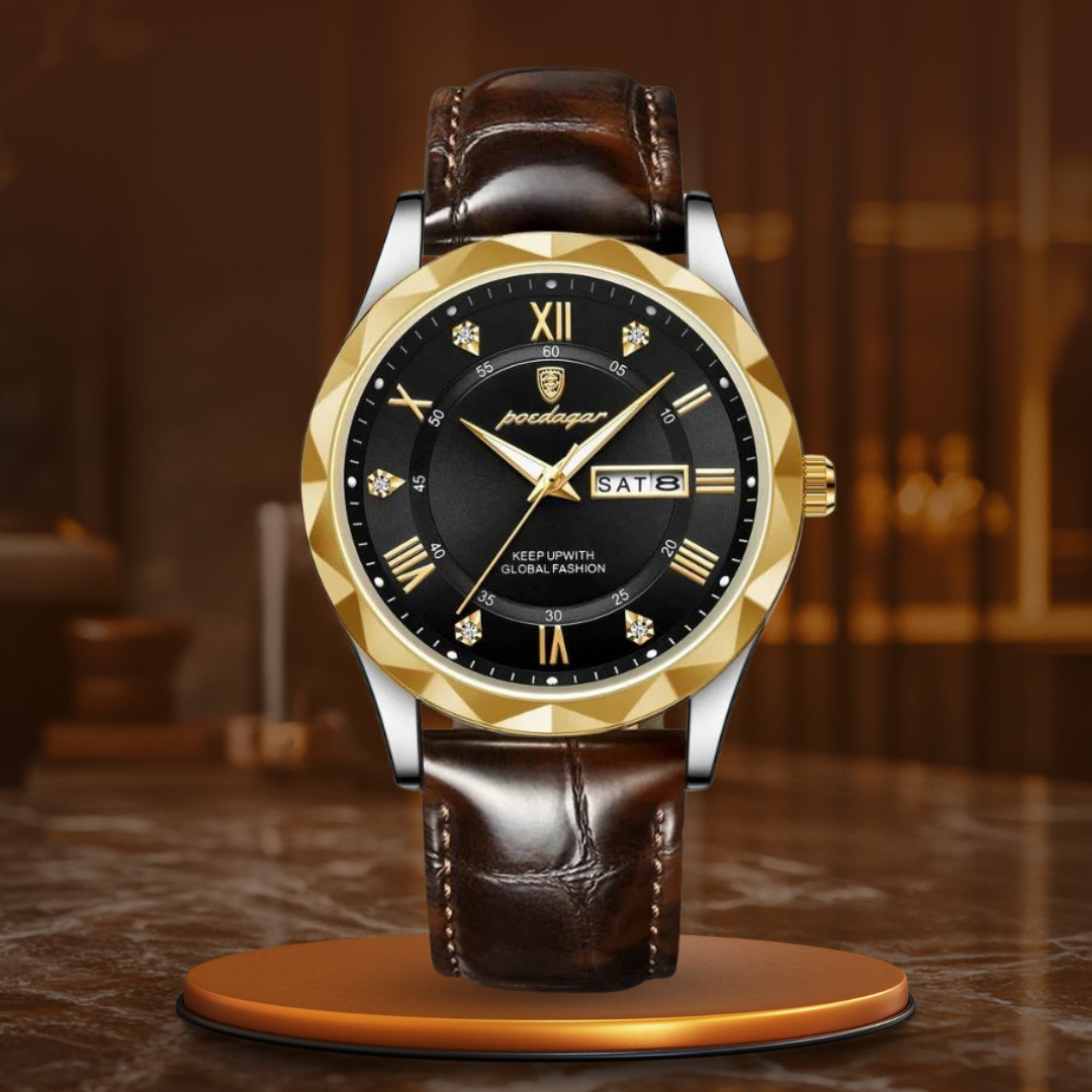 Luxury Leather Band Quartz Watch – Henry's Watches