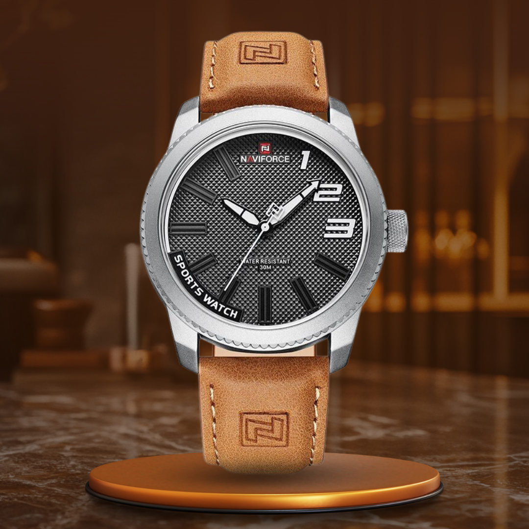 Military Sporty Shockproof Leather Watch – Henry's Watches